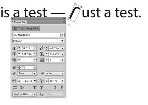 Text Illustrator Reverse Character Without Creating Outlines