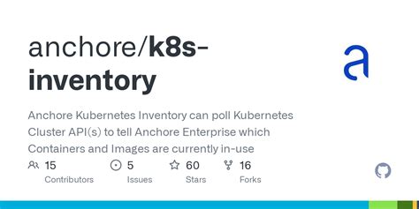 GitHub Anchore K8s Inventory Anchore Kubernetes Inventory Can Poll