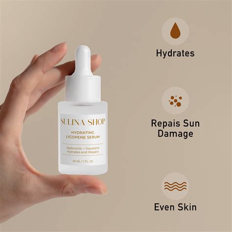Lycopene Facial Serum Tomato Serum Sulina Shop