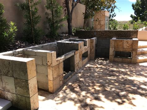 How To Build An Outdoor Kitchen With Concrete Blocks At Daryl Hudson Blog