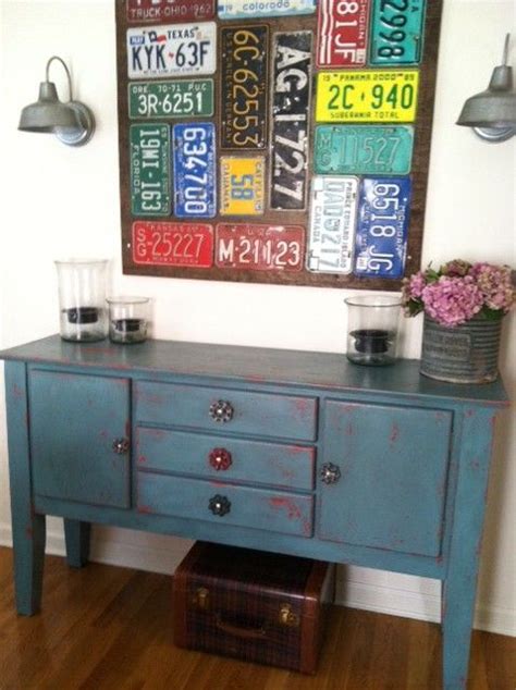 Our Homemade License Plate Art In Our Dining Room License Plate Decor
