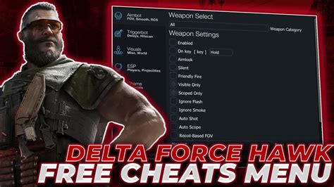 Delta Force Cheats Trainer 32 Infinite Health Infinite Ammo No Reload And Other Youtube