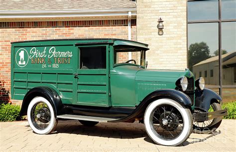 Vintage Model A Ford Truck Converse Indiana Photograph By Steve Gass