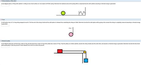 Solved Rotational Kinetic Energy Problems The Following Chegg