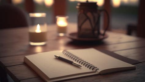 Premium Photo Cute Notepad With Table Blur Soft Light Wallpaper