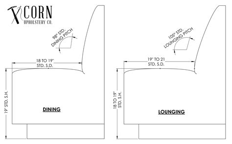 Corn Upholstery Best Dimensions For Booth And Banquette Seating Corn