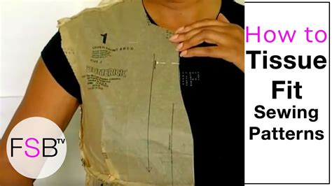 Tissue Fitting A Pattern YouTube