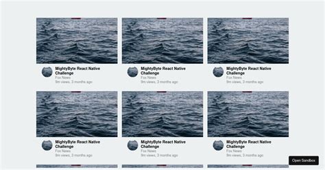 Mightybyte React React Native Challenge Forked Codesandbox