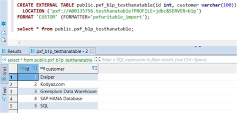 Connect Pivotal Greenplum Data Warehouse To Sap Hana Database Using Pxf