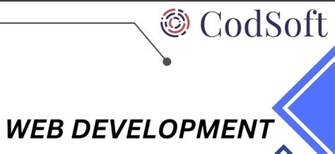 My Internship Experience At Codsoft