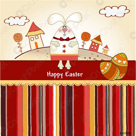 Conejito De Pascua Vector De Stock 1070789 Crushpixel