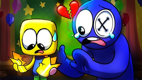 Blue Sad Story Roblox Rainbow Friends Animation Youtube