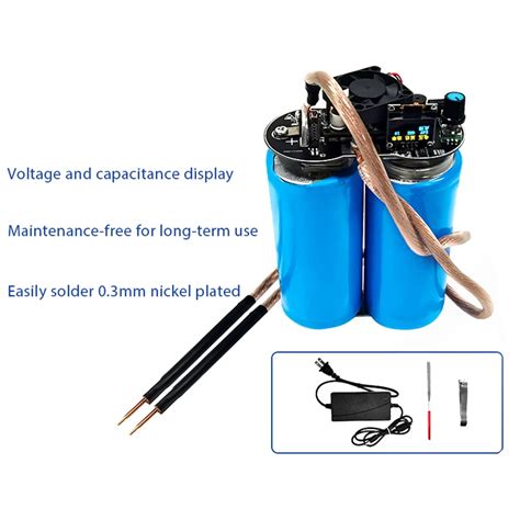 휴대용 니켈 스폿 용접기 패럿 커패시터 Diy 에너지 저장 시트 미니 홈 18650 리튬 배터리 용접 03mm Aliexpress