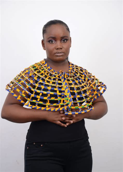 African Ankara Print Weaved Cape African Women Wear Abbiexpress