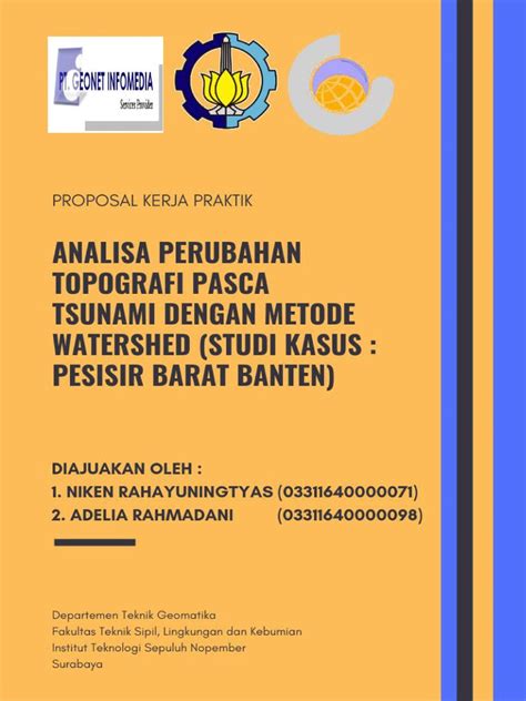proposal kerja praktik pt geonet infomedia pdf griya and taman teknologi and rekayasa