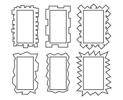 Premium Vector Decorative Frames And Borders Standard Rectangle Proportions Backgrounds