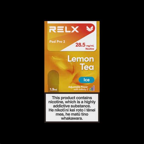 Relx Iced Lemon Tea 28 5mg — Vape Nation