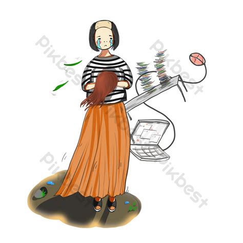 Bald Girl Wig Programmer Png Images Psd Free Download Pikbest