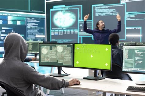 Professional Team Of Governmental Hackers Conducting Cyber Surveillance