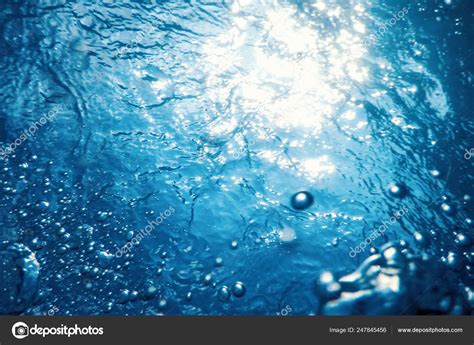 Underwater Bubble Background
