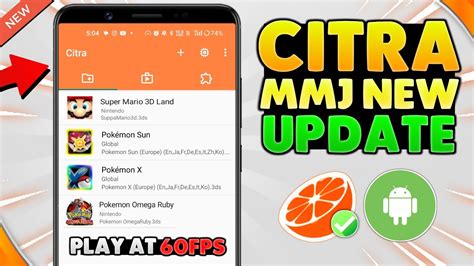 CITRA MMJ IS BACK NEW UPDATE BEST SETTINGS 3DS EMULATOR FOR