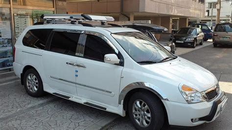 그랜드카니발 루프박스 높이 부담스러우시다면 유일캐리어 루프렉용 가로바 짐받이캐리어 장착 안양 툴레 네이버 블로그