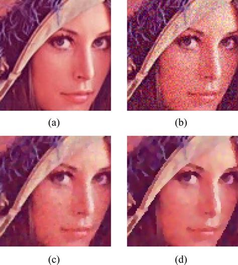 Filter Outputs For Visual Comparison A Lena Image B Image Download Scientific Diagram