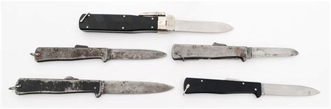 Wwii Cold War German Gravity And Mercator Knives Auction