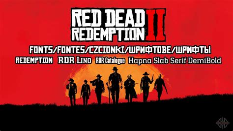 Rdr 2 Font Cyrillic Latin Font Set