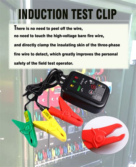Dyxz 02 Non Contact Phase Sequence Detector Phase Sequence Indicator For Live Voltage Detection