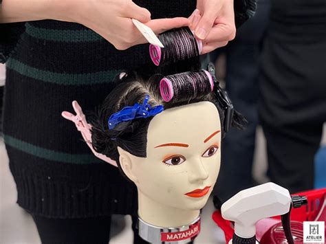 헤어 국가자격증반 수업현장 수업 현장 안산미용학원 아뜰리에뷰티아카데미