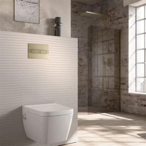 Tece Solid Brushed Nickel Stainless Steel Plate Pivo Bathrooms