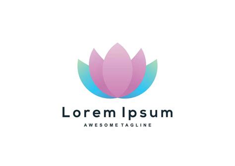 Colorful Lotus Logo Design Inspiration Vector 26188033 Vector Art At
