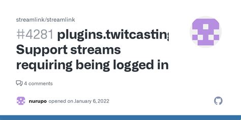 Plugins Twitcasting Support Streams Requiring Being Logged In Issue