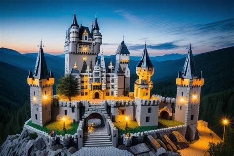 some of these ai generators are cool for mock ideas r legocastles