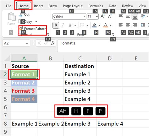 How To Use Format Painter In Excel How To Excel