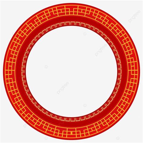 frame circle chinese theme vector round element design free download