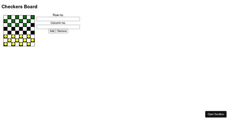 Checkerboard Codesandbox
