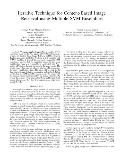 pdf iterative technique for content based image retrieval using