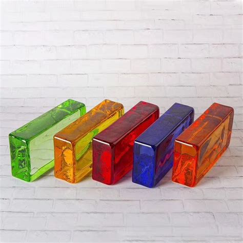 Solid Glass Bricks Glass Block Color Solid Glass Bricks