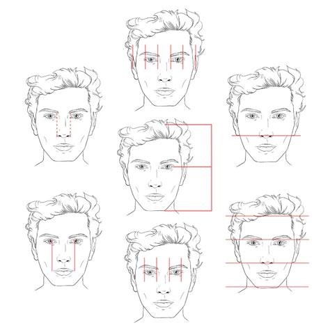 Seven Face Proportions For Drawing A Perfect Face