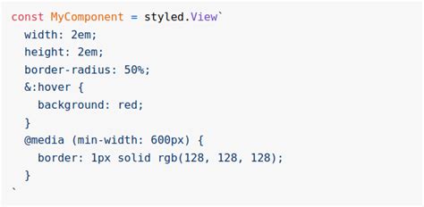 Use Css In React Native With Rn Css By François Billioud Medium