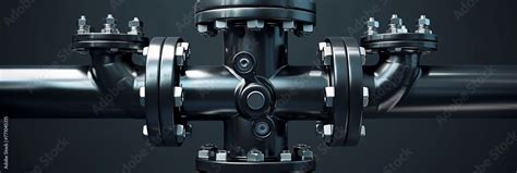 Valves Fittings And A Realistic Piping System Are Included In The Pipe Industrial Faucet For
