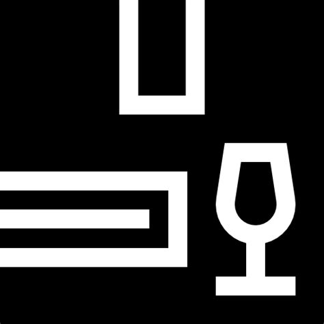 Fragile Basic Straight Filled Icon