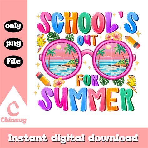 Schools Out For Summer Design Png Summer School Png Summer Holiday P
