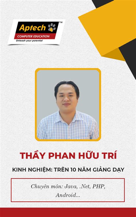 Đội ngũ giảng viên APTECH SAIGON