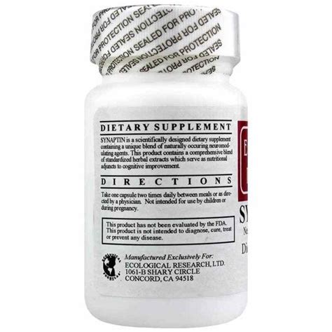 Synaptin Neuro Anxonal Formula Ecological Formulas
