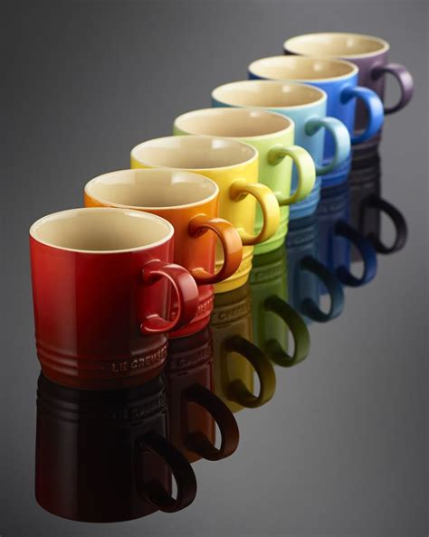 Rainbow Lc Mugs Le Creuset Mugs Mugs Stoneware Mugs