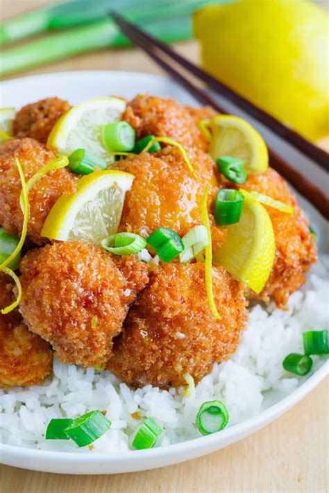 Crispy Honey Lemon Cauliflower On Chili And Garlic Stir Fried Zoodles