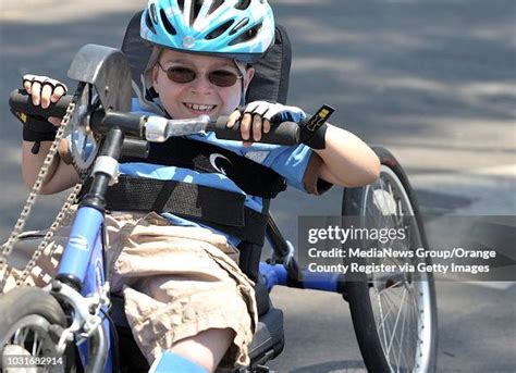 Usa Luke Lammers Rides A Recumbent Bicycle For The First Time